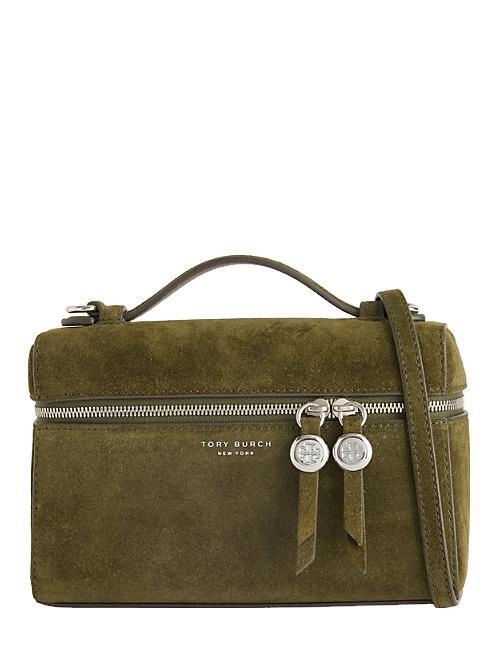 Tory Burch Romy Slim Suede Cross-body Bag - Leccio