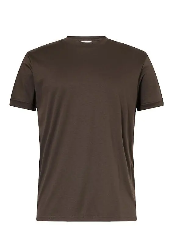 RAITH Luxe Mercerised Cotton T-shirt - Brown