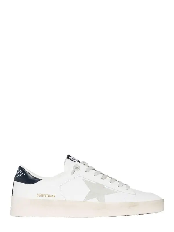 GOLDEN GOOSE Stardan Leather Sneakers - White