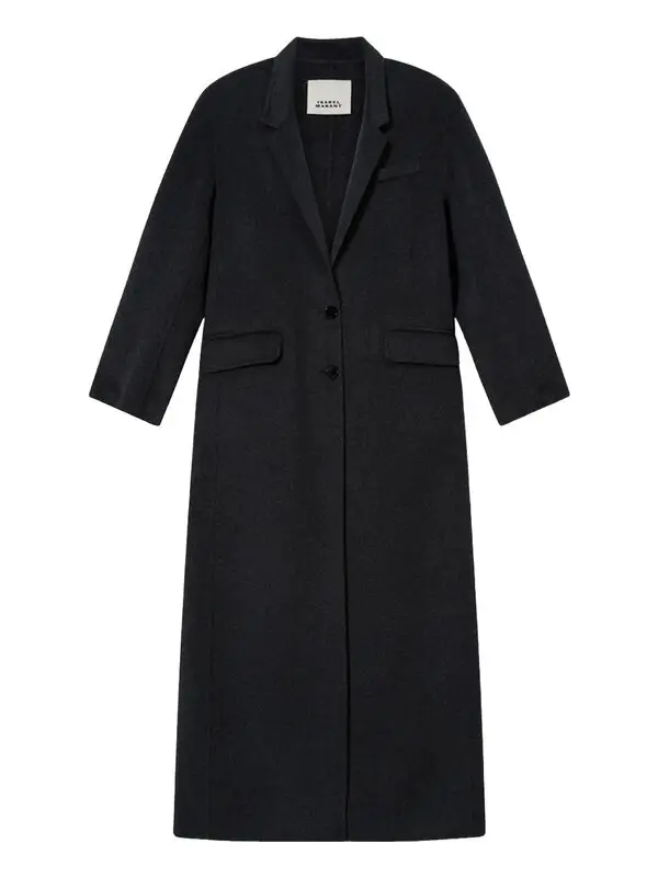 Isabel Marant Étoile Clesha Wool Coat - Grey
