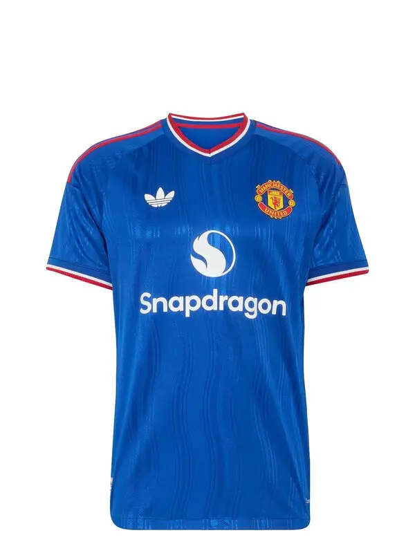 Adidas Manchester United Authentic Away Shirt - Blue