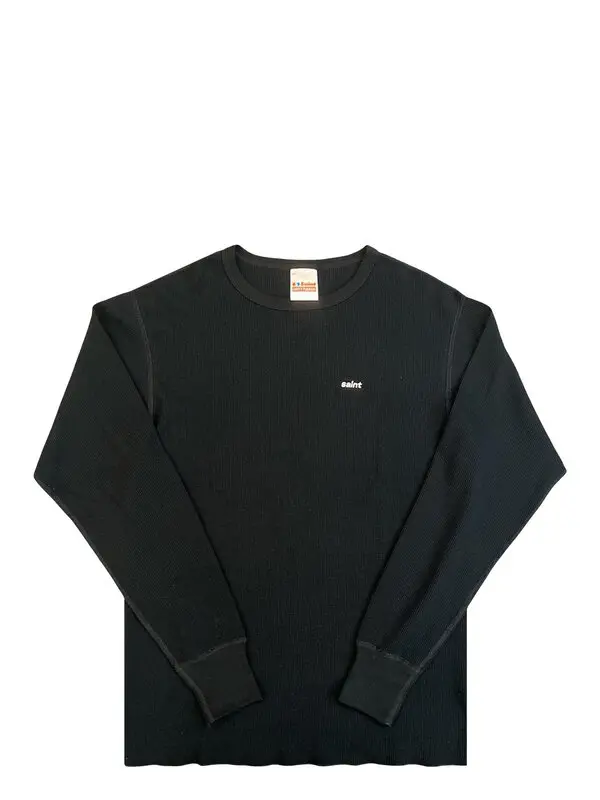 SAINT MICHAEL Thermal Shirt - Black