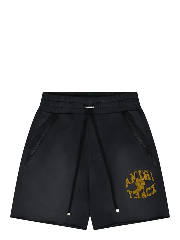 Amiri Faded Track Short - Black