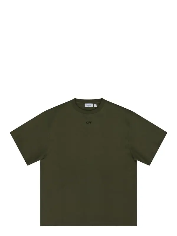 Off-White Solid Arrow T-shirt - Green