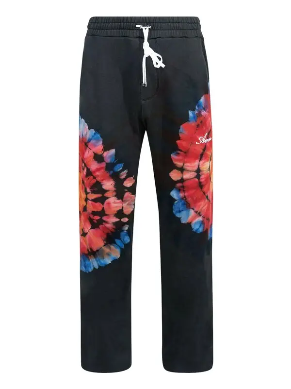 Amiri Spot Tie Dye Sweatpants - Black