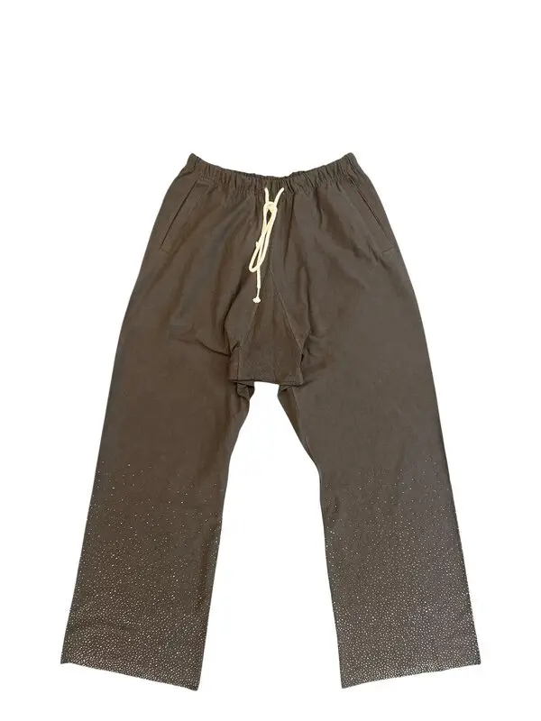 SECND SLF Vintage Flooded Jersey Sweatpants - Brown