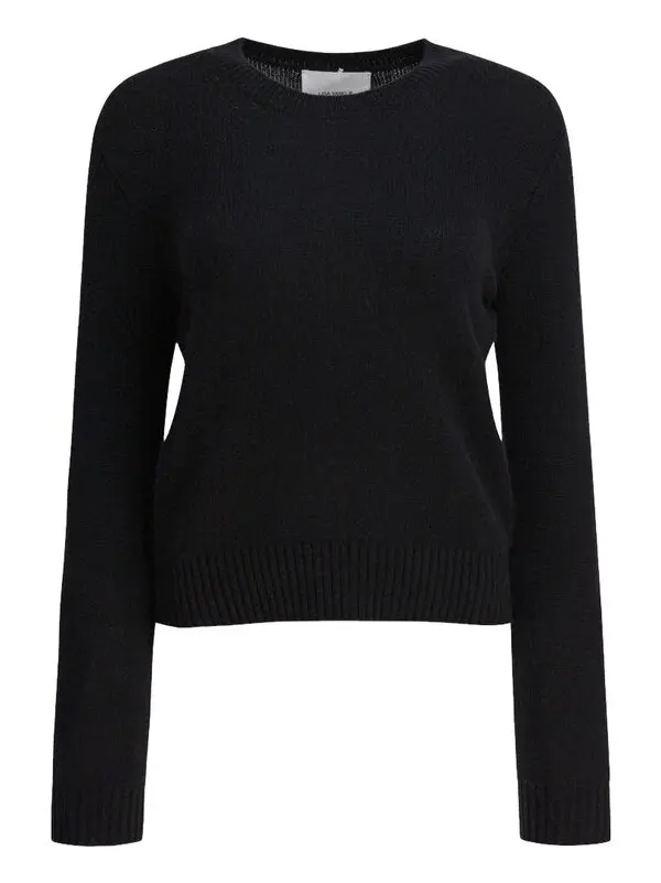 LISA YANG Mable Cashmere Crewneck Sweater - Black