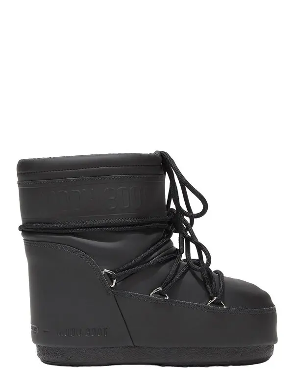 Moon Boot Icon Low Rubber Boots - Black