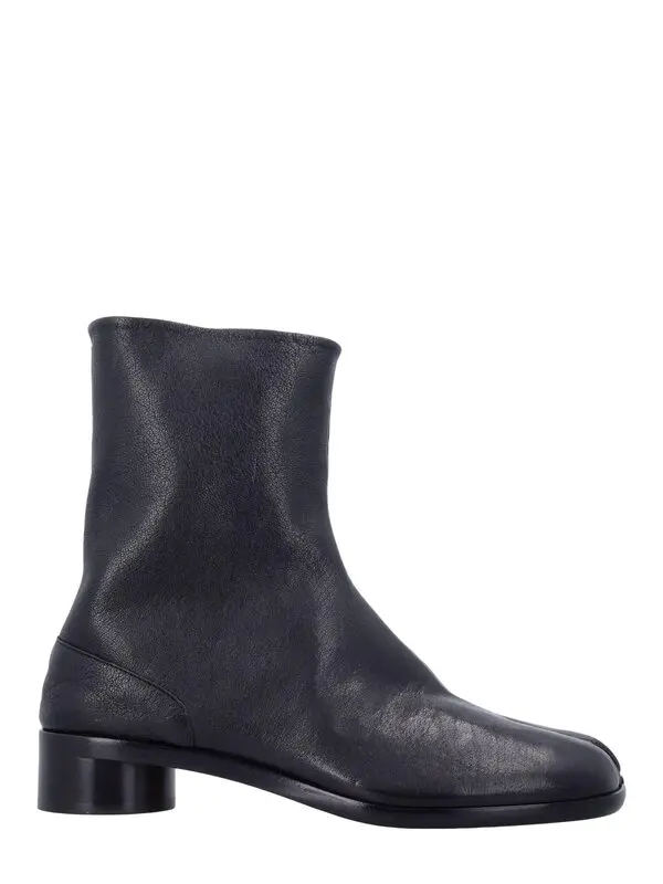 MAISON MARGIELA Tabi Split-toe Nappa Leather Ankle Boots - Nero