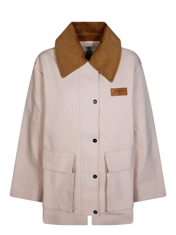 GANNI Heavy Twill Jacket - Rosa