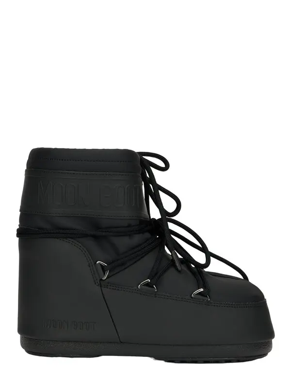 Moon Boot Icon Low Rubber Boots - Black