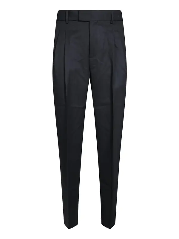 Drole De Monsieur Wool-blend Trousers - Nero