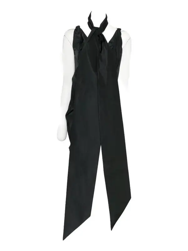 Zuhair Murad Silk Taffeta V-neck Peplum Blouse - Black