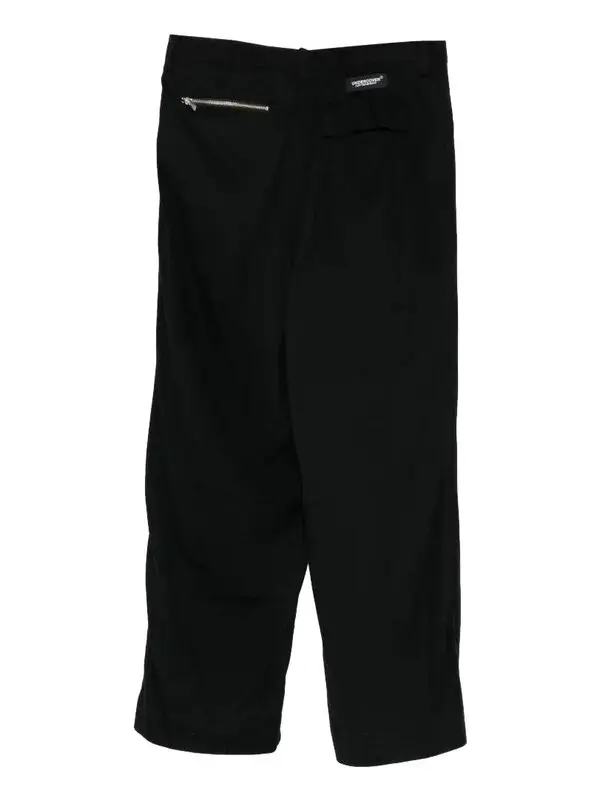 Undercover Striped Trousers - Black