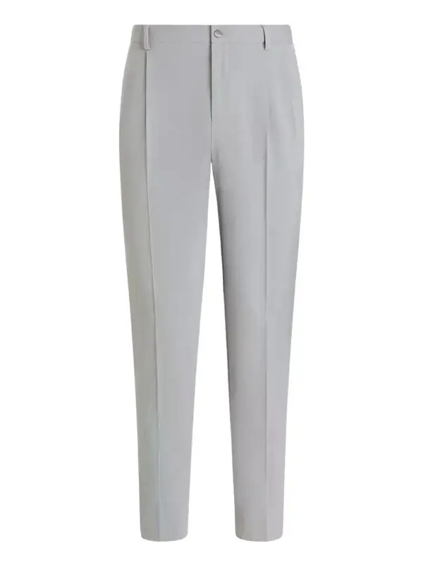 Dolce & Gabbana Micro-rib Trousers - Grey