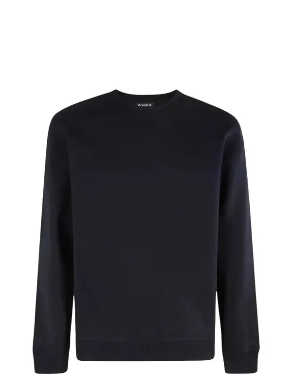 DONDUP Cotton Crew-neck Sweatshirt - Blue
