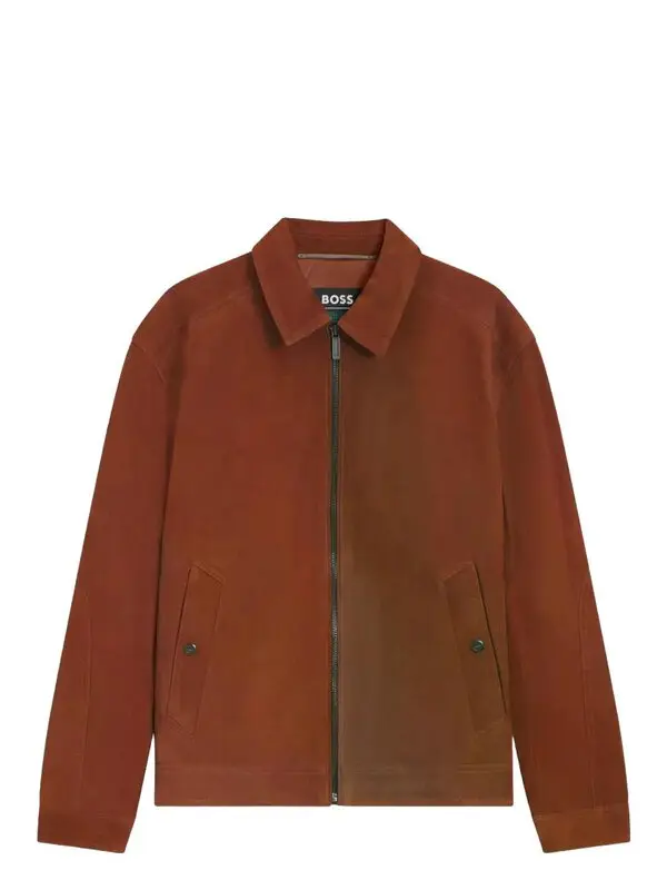 BOSS Leather Jacket - Red