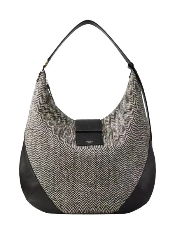 JIMMY CHOO Bar Hobo Medium Shoulder Bag - Neutrals