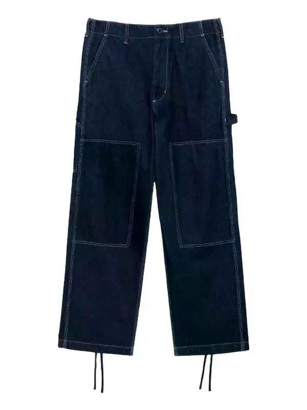 ROY ROGER'S Contrast-stitch Carpenter Jeans - Blue