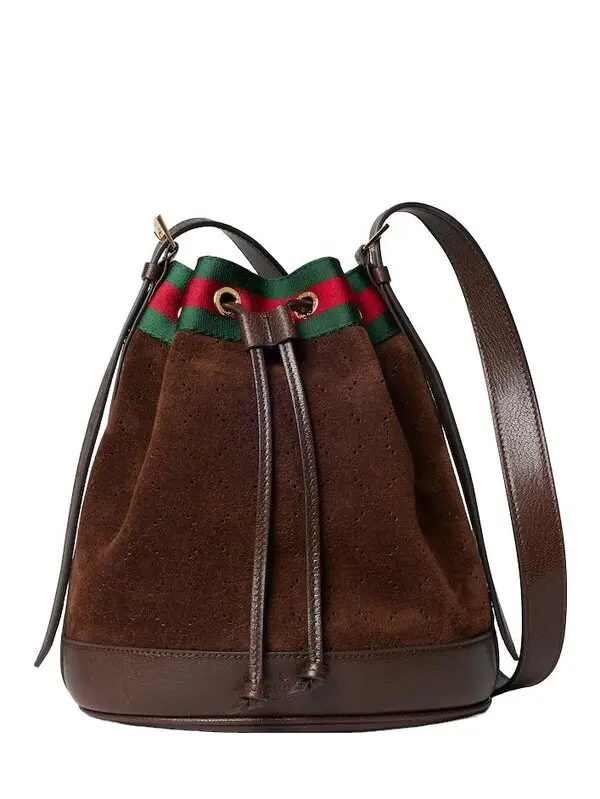 Gucci Venice Bucket Bag Suede - Brown