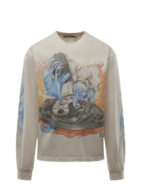 HELLSTAR Dj Reverse Longsleeve - White