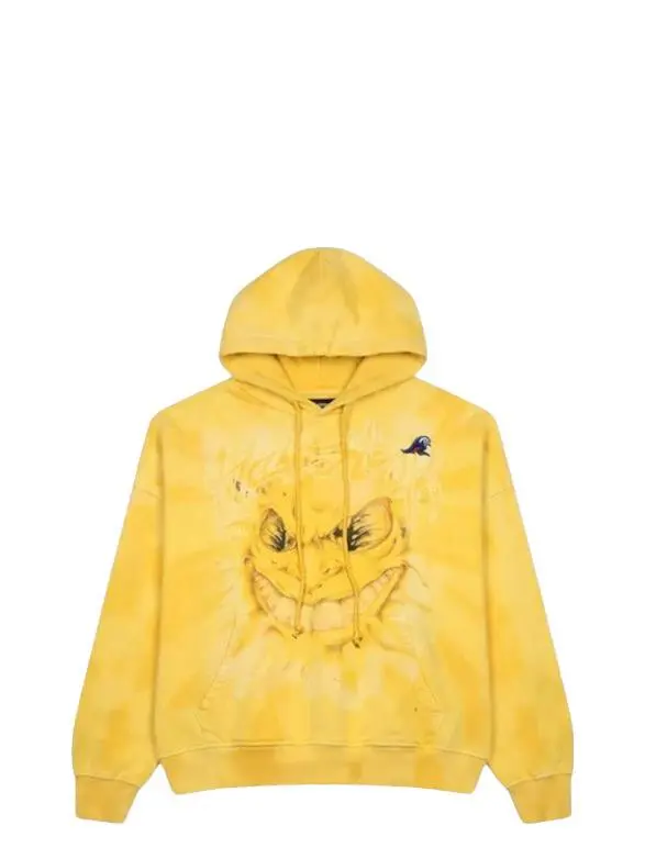 HELLSTAR Mad Sun Hoodie - Yellow