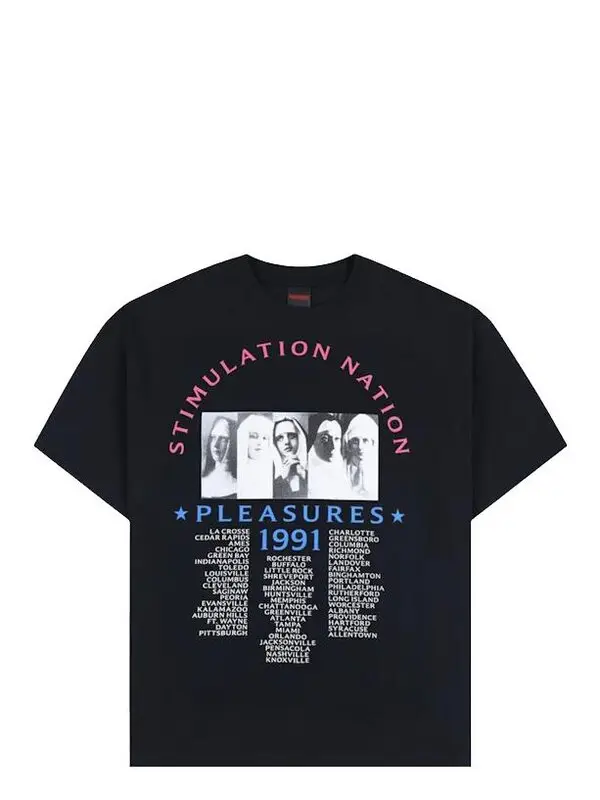 PLEASURES Stimulation T-shirt - Black