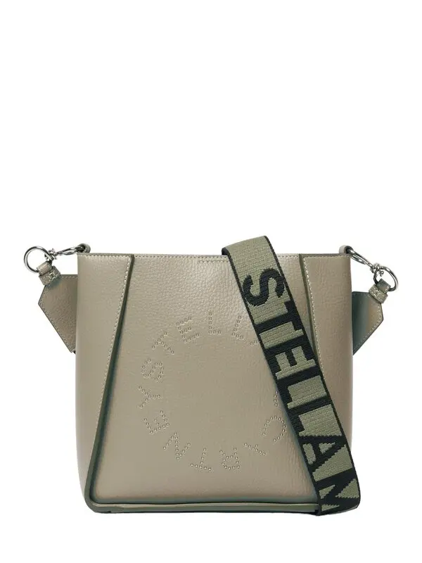 Stella McCartney Logo Square Crossbody Bag - Moss