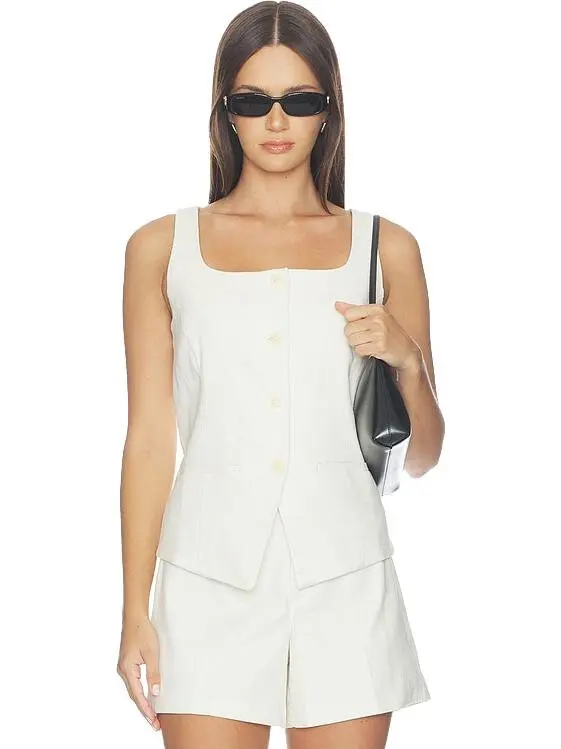 Spanx Supersmooth Vest Top - Ivory
