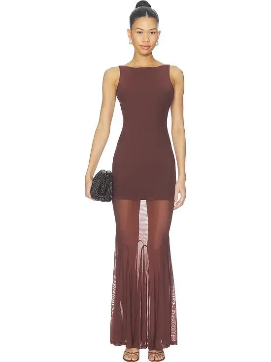 Superdown Auli Maxi Dress - Brown