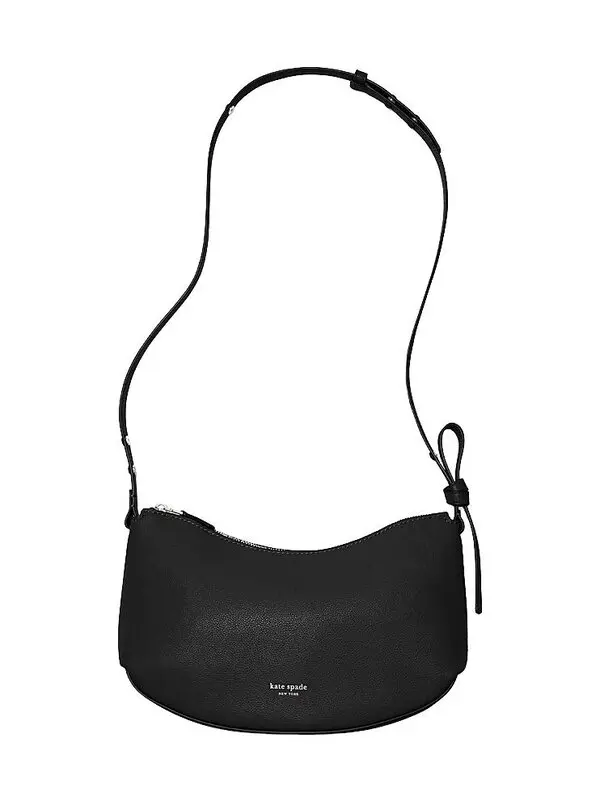 Kate Spade New York Loop Leather Shoulder Bag - Black
