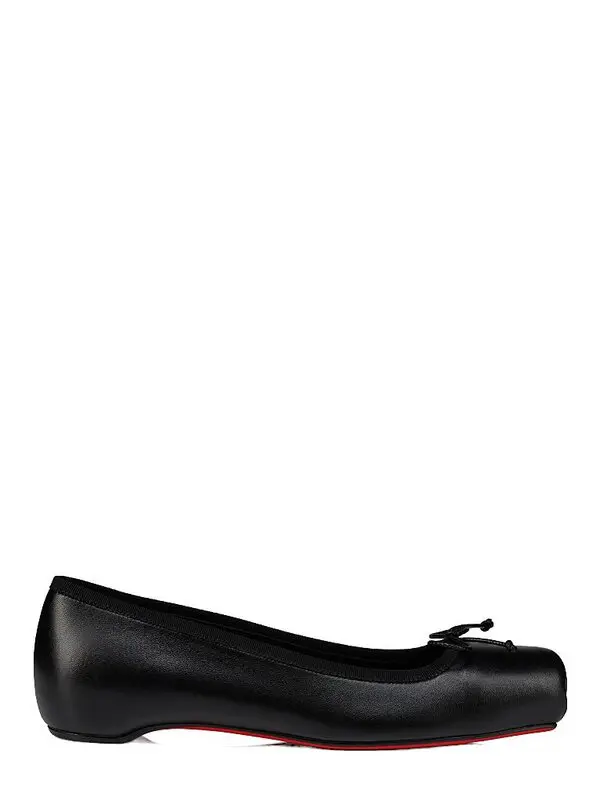CHRISTIAN LOUBOUTIN Cassia Nodo Ballerina - Black