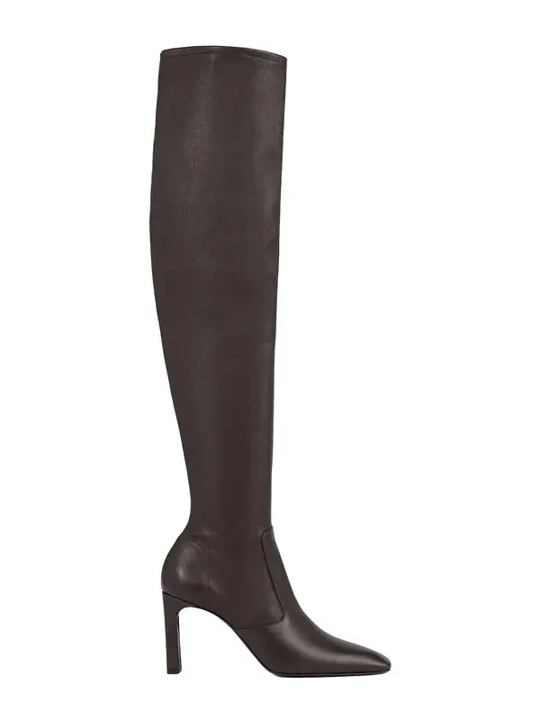 TOTEME Nappa Over-the-knee Boots - Bark