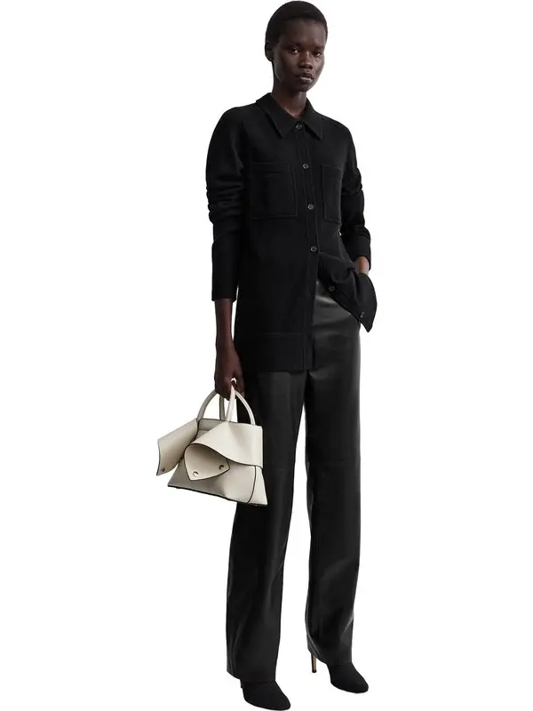 TOTEME Cashmere Shirt - Black