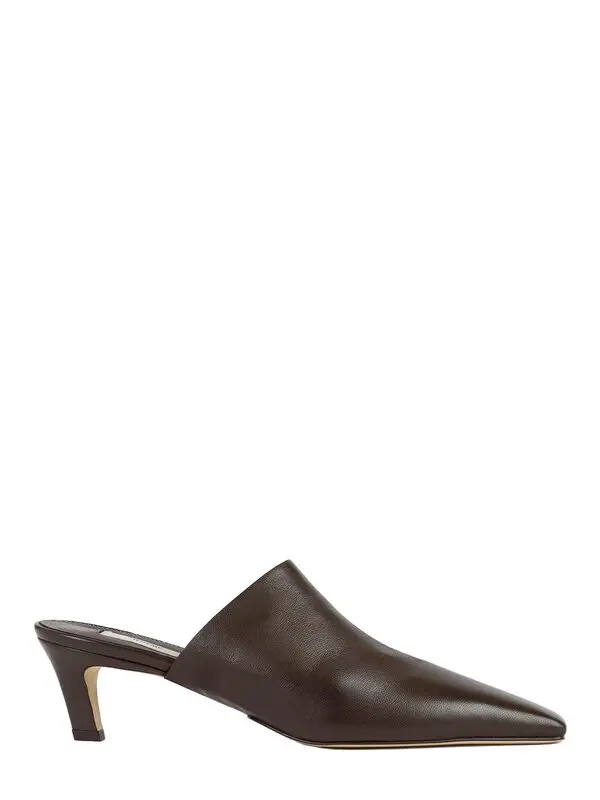 TOTEME Soft Nappa Mules - Bark
