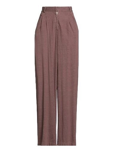 Majestic Filatures Linen-blend Wide-leg Pants - Brown