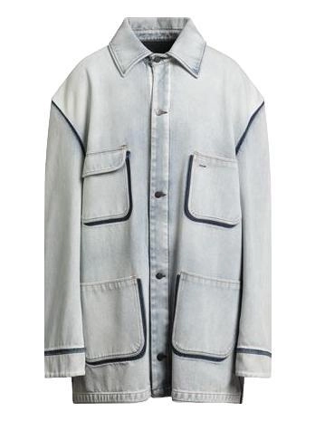 MAISON MARGIELA Cotton And Polyester Denim Trench Coat - Blue