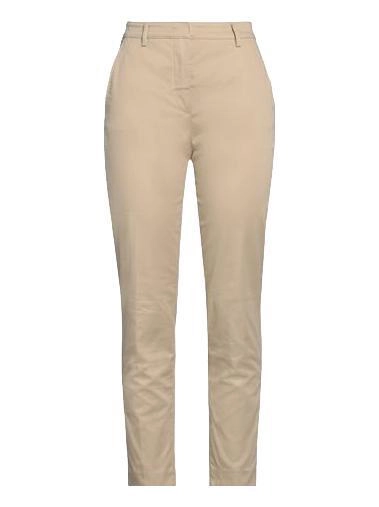 Aspesi Cotton Elastane Plain Weave Trousers - Beige