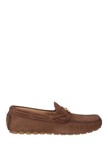Valentino Garavani Leather Driving Loafers - Brown