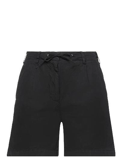 Aspesi Cotton Twill Bermuda Shorts - Black