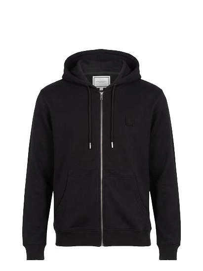 WOOYOUNGMI Cotton Zip-up Hoodie - Black