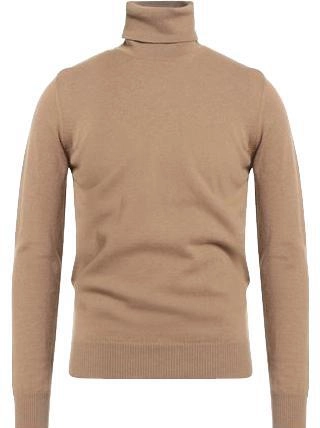 Alpha Studio Geelong Wool Turtleneck Sweater - Beige