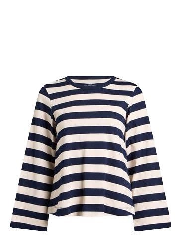 Majestic Filatures Organic Cotton Striped T-shirt - Blue