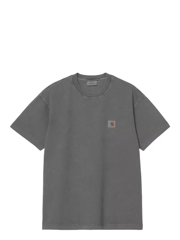 Carhartt Work In Progress Logo Cotton T-shirt - Black