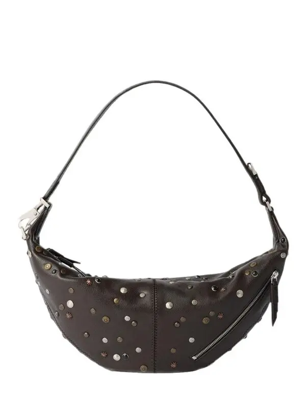LEMAIRE Quiver Mini Leather Shoulder Bag - Brown