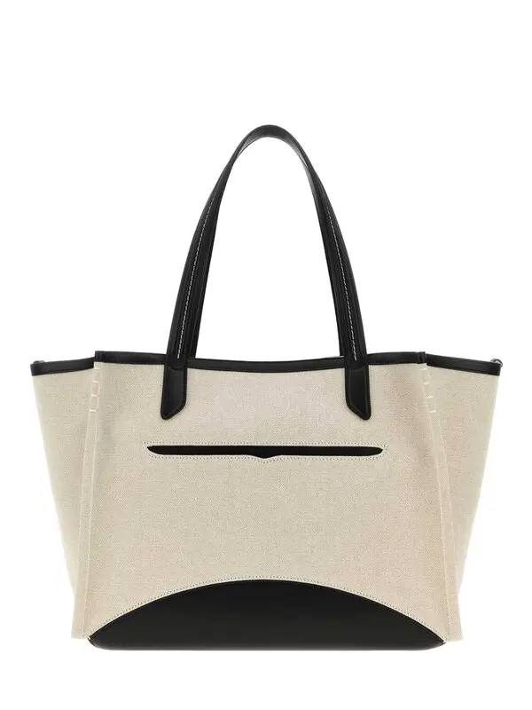 JW Anderson Canvas Loafers Shopping Bag - Brown