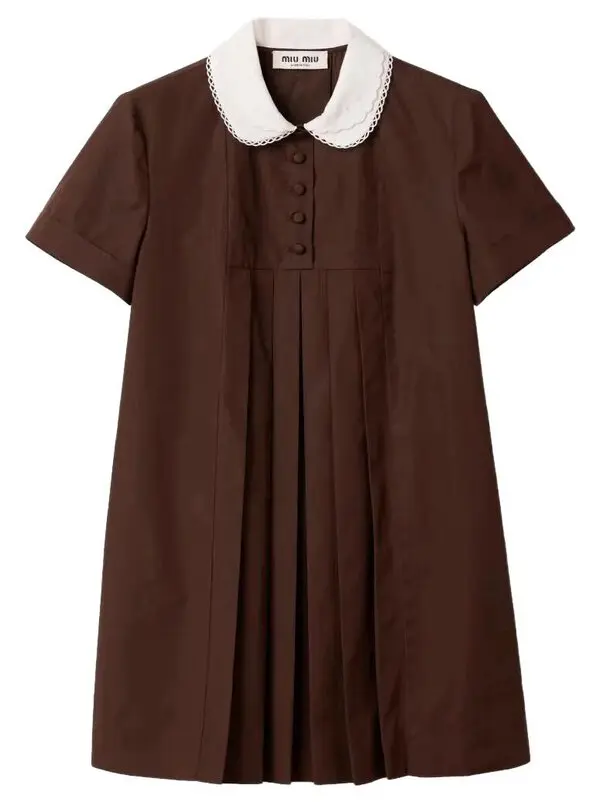 Miu Miu Cotton Mini Dress - Multicolor