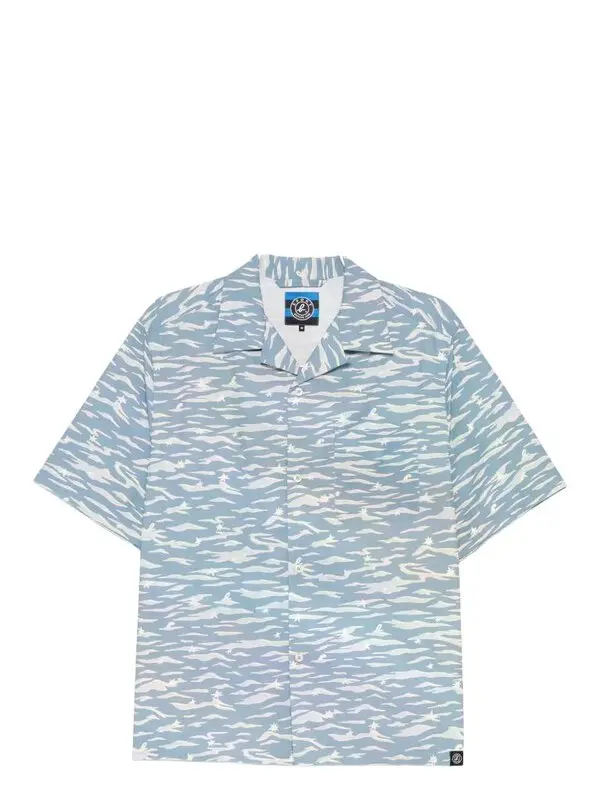 AGNES B. All-over Graphic-print Shirt - Blue