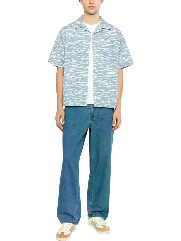 AGNES B. All-over Graphic-print Shirt - Blue