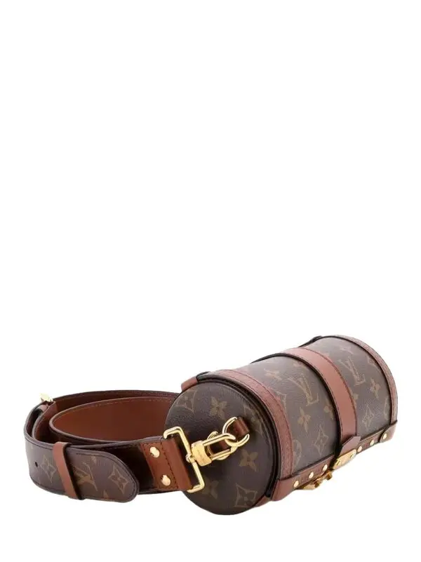 LOUIS VUITTON Monogram Canvas Papillon Trunk Shoulder Bag - Brown